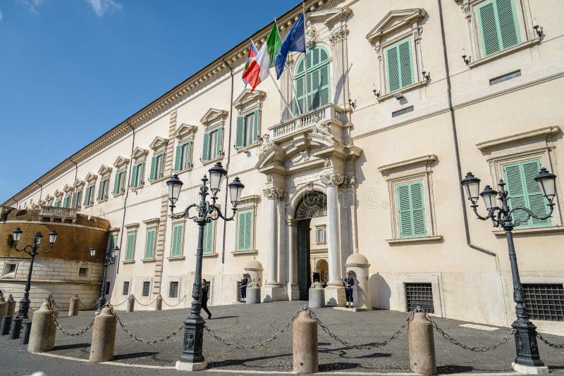 Quirinale Palace in Rome, Italy Editorial Photo - Image of italian ...