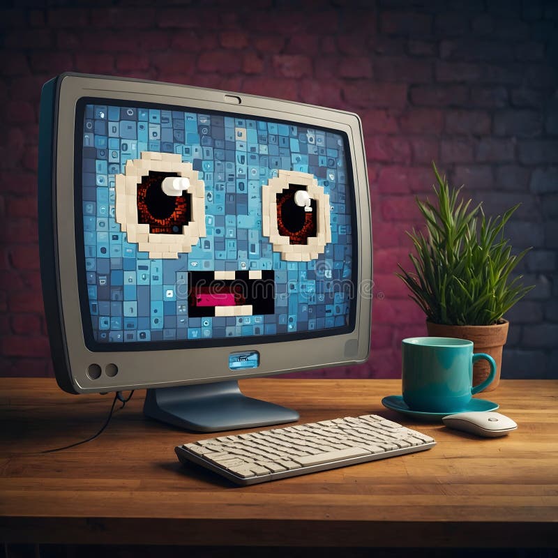 Cartoon Computer Screen Stock Illustrations – 68,925 Cartoon Computer ...