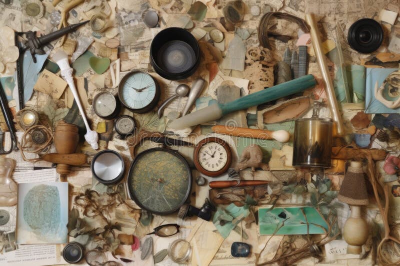 Found Objects Stock Illustrations – 213 Found Objects Stock ...