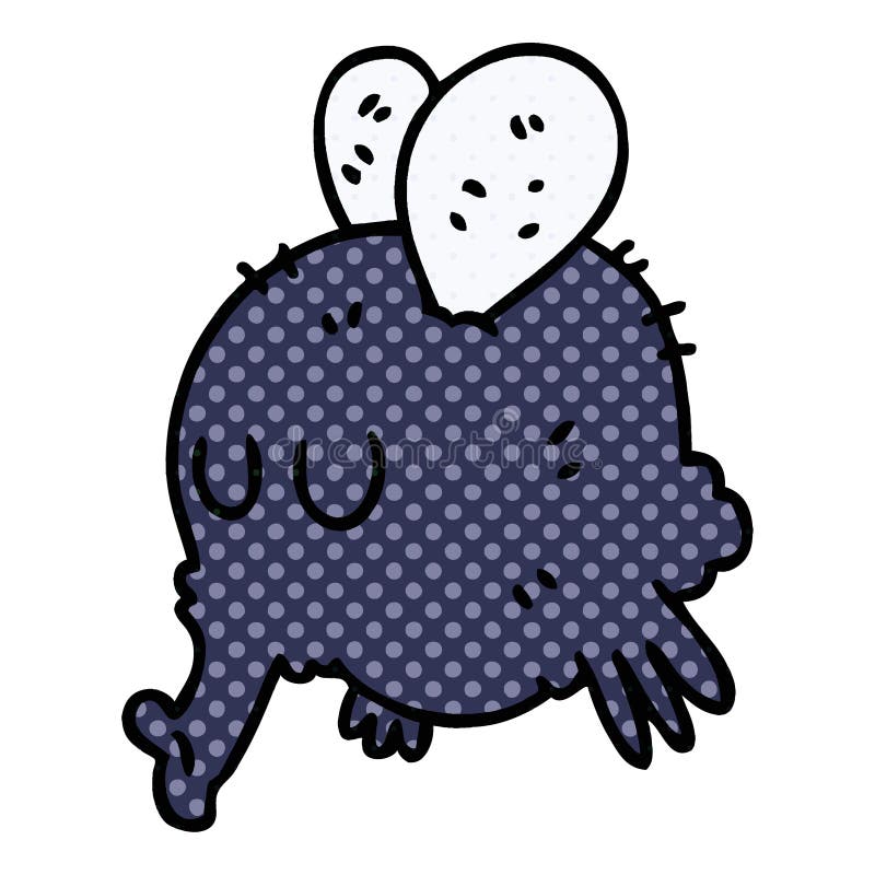 Quirky Comic Book Style Cartoon Fly Stock Vector - Illustration of ...