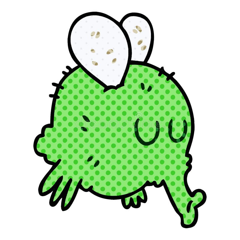 Quirky Comic Book Style Cartoon Fly Stock Vector - Illustration of ...