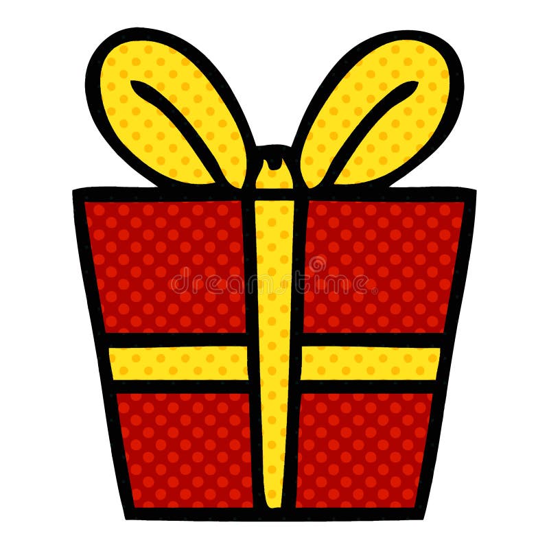 Present Parcel Gift Christmas Birthday Celebration Cute Cartoon ...