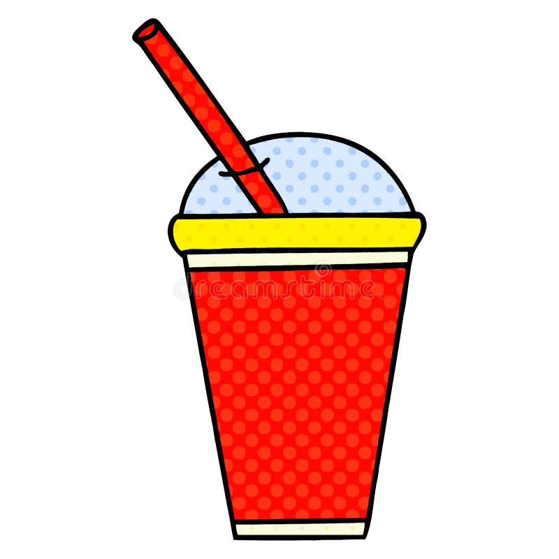 Quirky Comic Book Style Cartoon Soft Drink Stock Vector - Illustration ...