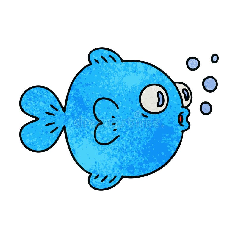 Cartoon fish stock vector. Illustration of thinking, idea - 37577226