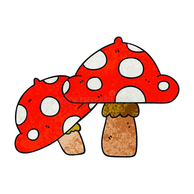 Cartoon toadstools stock vector. Illustration of fairytale - 38057169