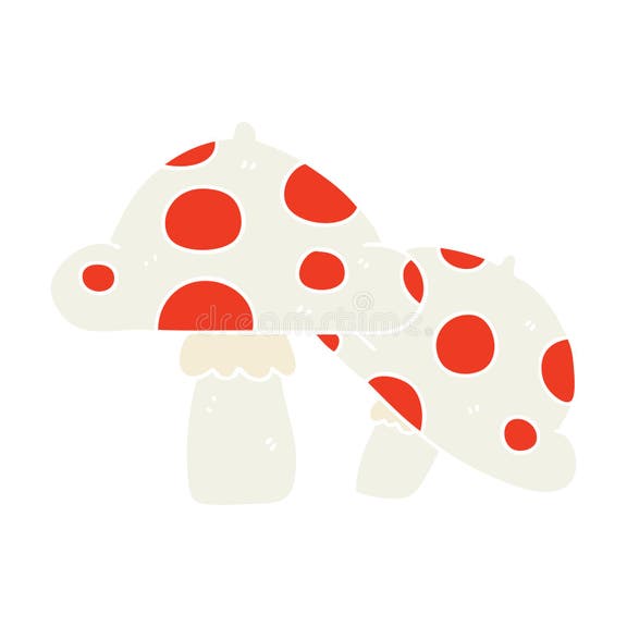 Quirky Hand Drawn Cartoon Toadstools Stock Vector - Illustration of ...