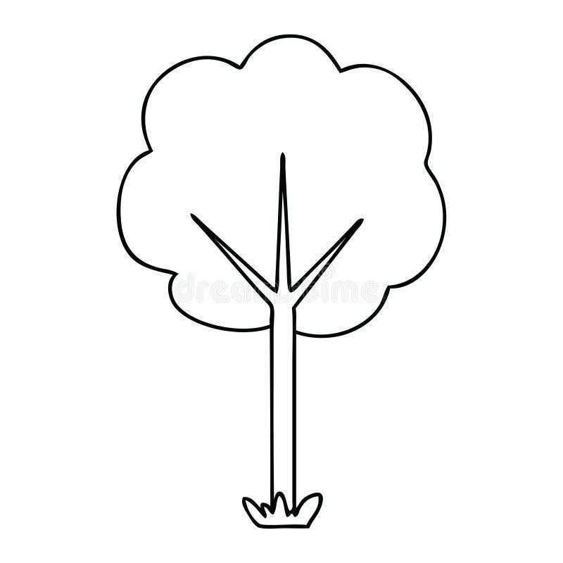 Cartoon tree stock illustration. Illustration of cartoon - 37034013