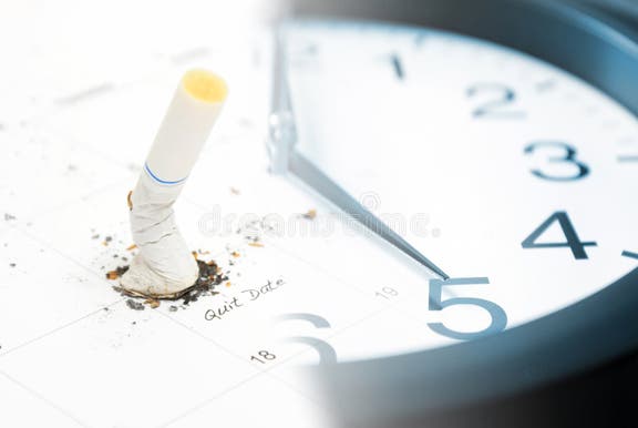 Quit Date Set stock image. Image of montage, cigarette - 74608267