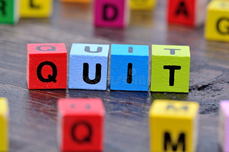 Quit Word Written with Black Computer Buttons Over White Stock Photo ... Quit Word Written with Black Computer Buttons Over White Stock Photo ...