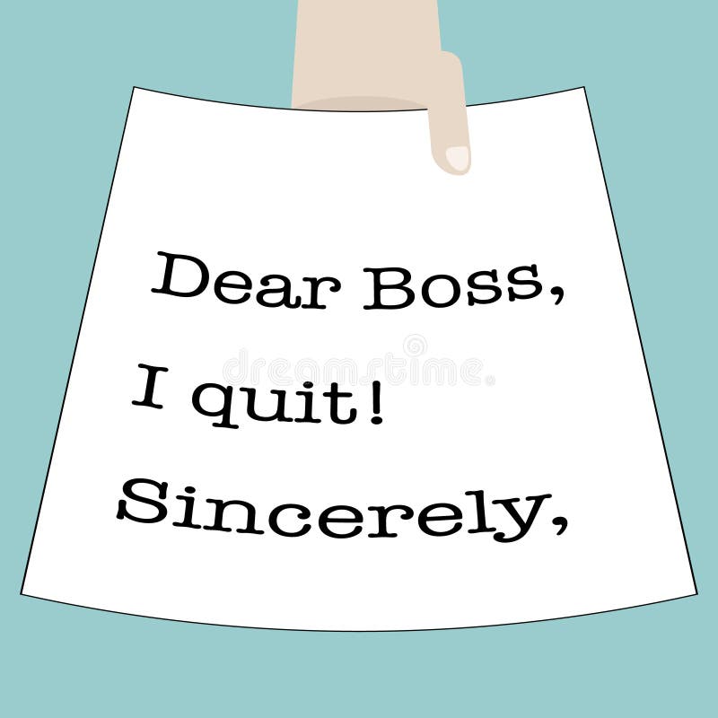 Employee Quitting Stock Illustrations – 352 Employee Quitting Stock ...