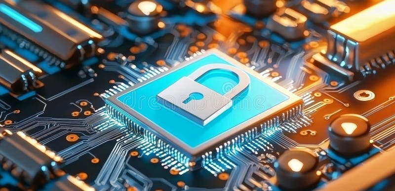 Quite the Opposite of Cyber Security, the Digital Padlock Icon is ...