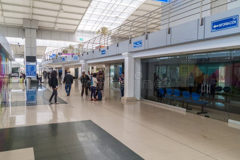 Terminal Terrestre Quitumbe in Quito, Ecuador Editorial Image - Image ...