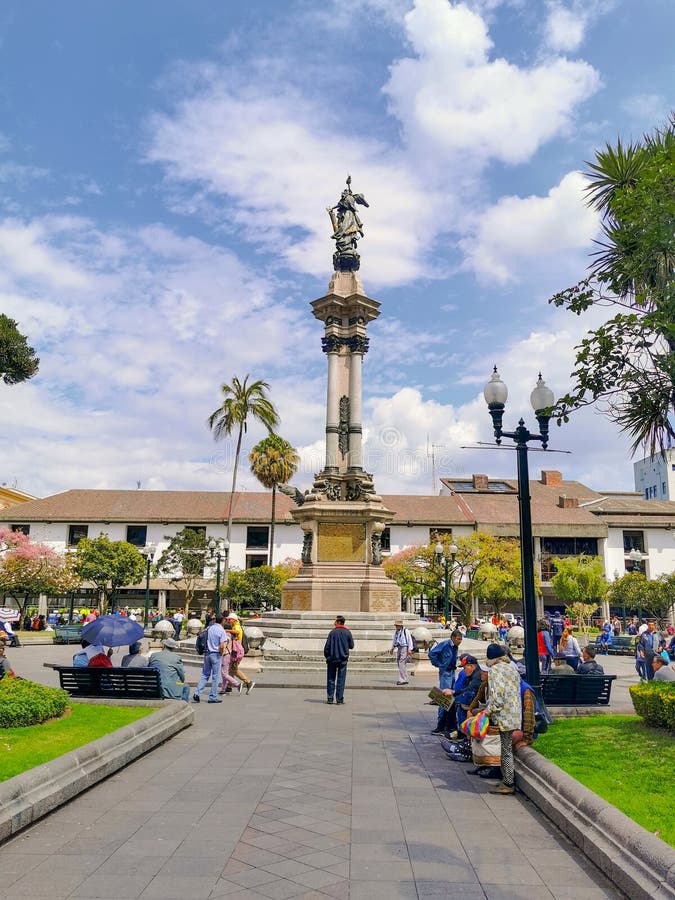 Quito, Ecuador, September 29, 2019: View of the Historic Centre of ...