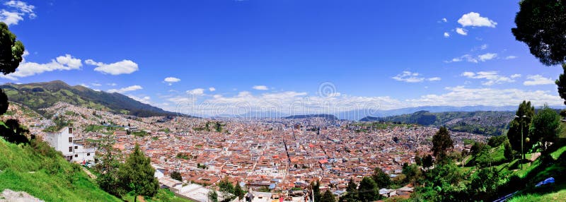 Quito Old Historic Center, Ecuador Stock Photo - Image of construction ...