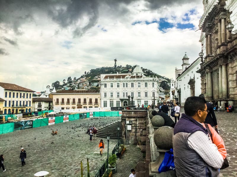 Quito editorial stock photo. Image of travel, plaza - 100911253