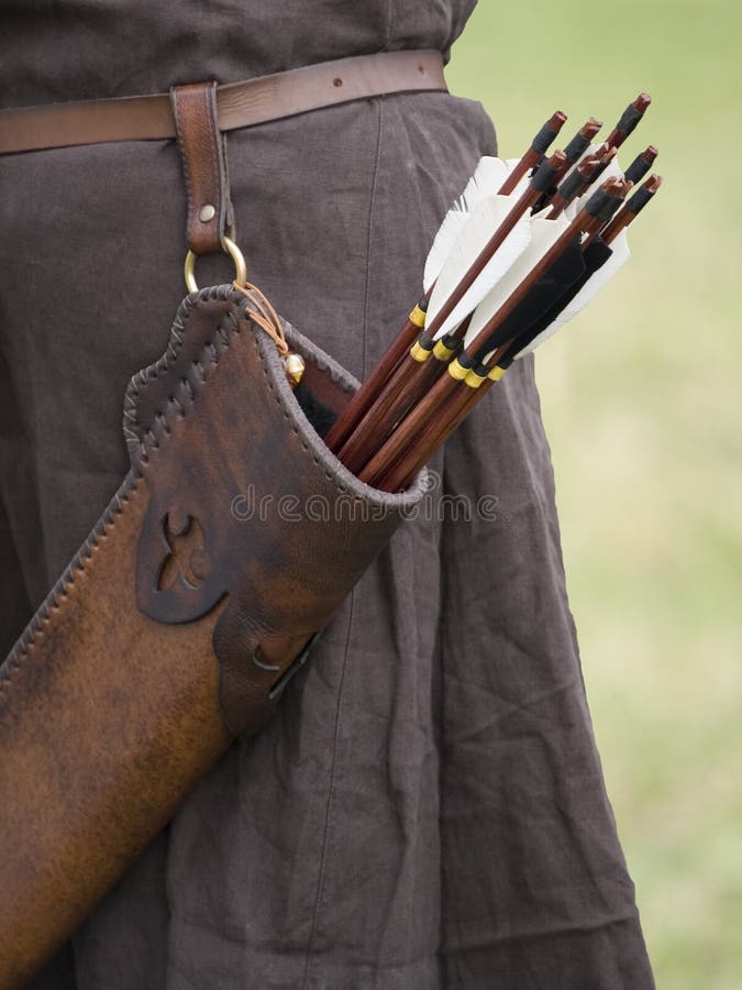 Quiver and arrows stock image. Image of nature, hunt - 19838943