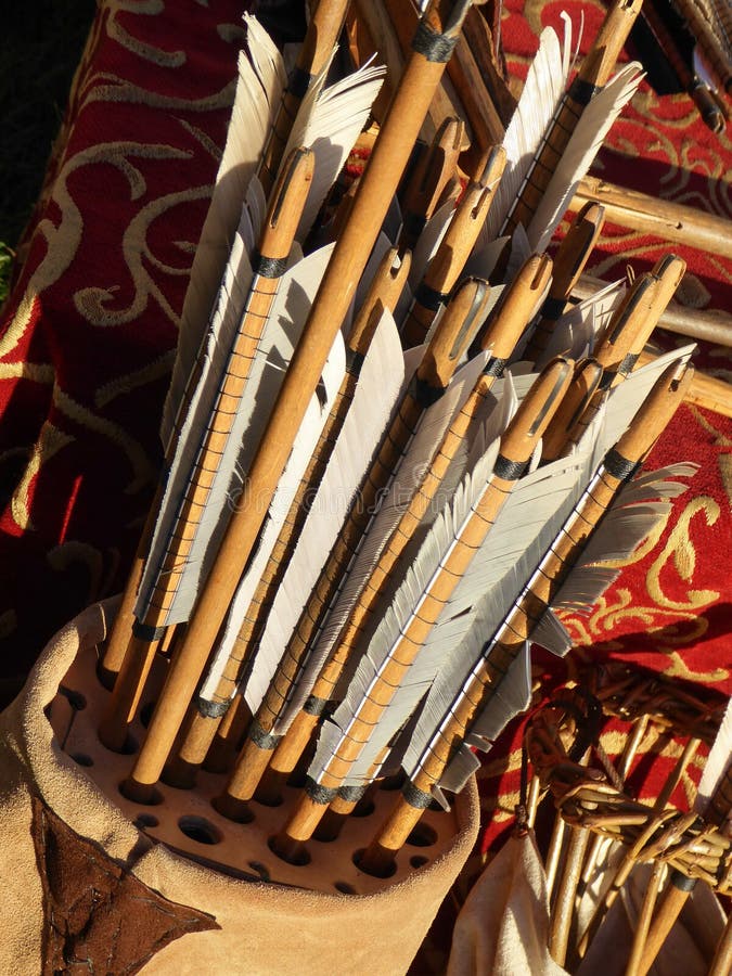 Quiver with arrows stock image. Image of classic, medieval - 7898027