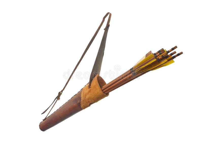 Quiver with arrows stock image. Image of isolated, detail - 258036697
