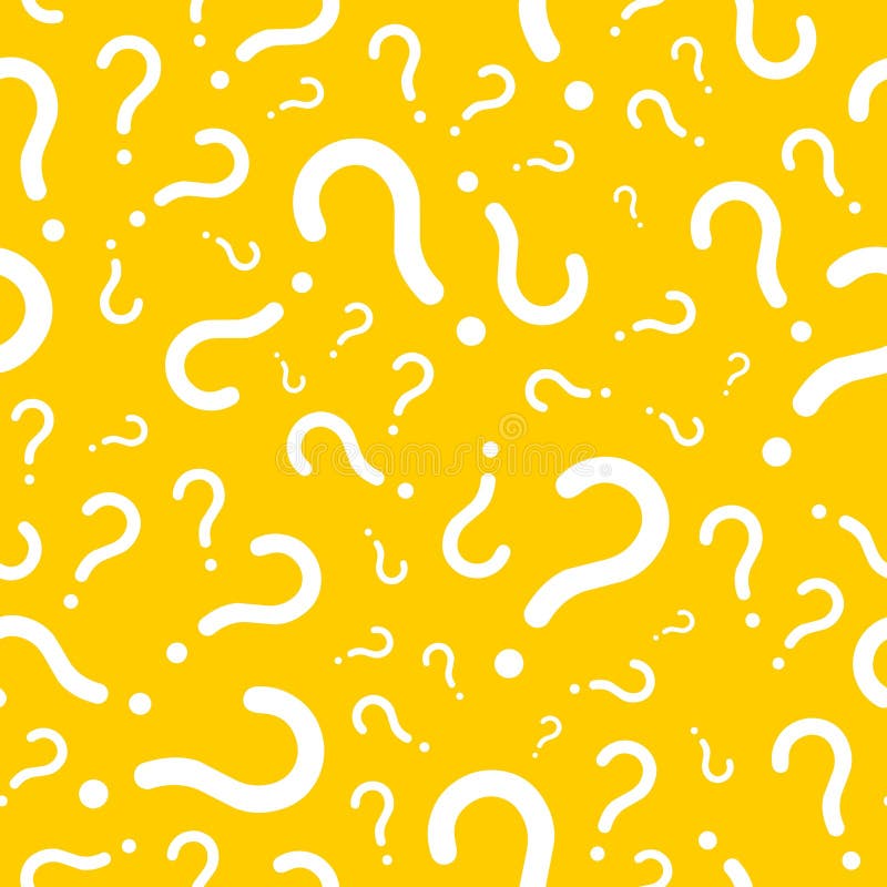 Quiz Background - Question Marks Seamless Vector Stock Vector ...