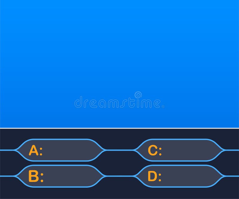 Quiz Game Vector Illustration. Test, Exam, Answer, Education, Learning ...