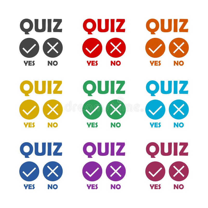 Quiz Icon Set Stock Illustrations – 7,401 Quiz Icon Set Stock ...