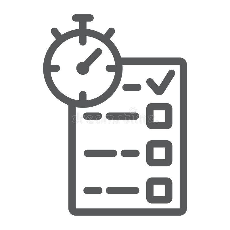 Quiz Line Icon. Timer with Question Mark. Continuous Line with Curl ... Quiz Line Icon. Timer with Question Mark. Continuous Line with Curl ...