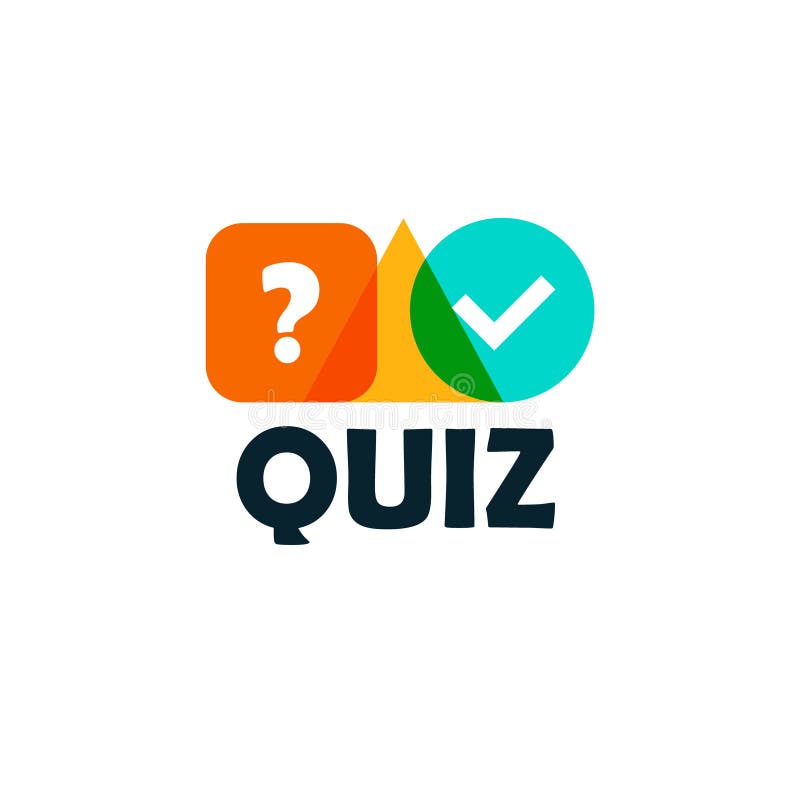 Quiz logo icon stock vector. Illustration of colours - 233706745