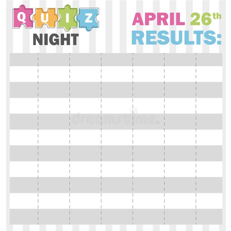 Quiz Table Stock Illustrations – 831 Quiz Table Stock Illustrations ...
