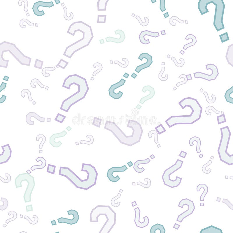 Question Mark Repeating Background Stock Illustrations – 525 Question ...