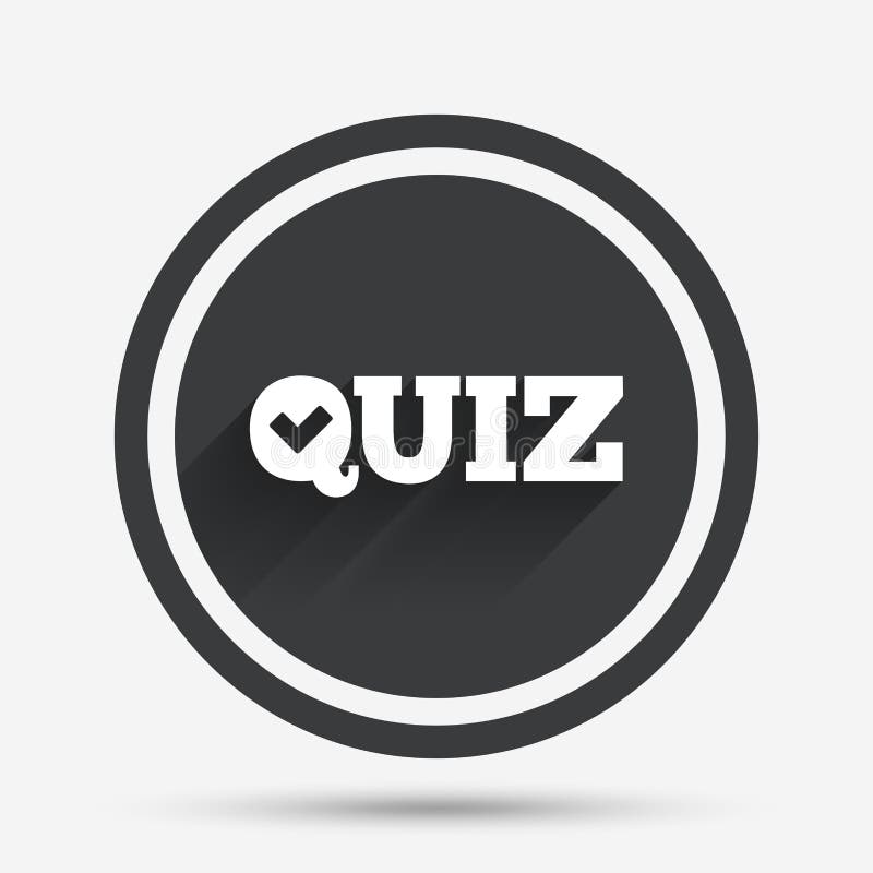 Quiz Sign Icon. Questions and Answers Game. Stock Vector - Illustration ...