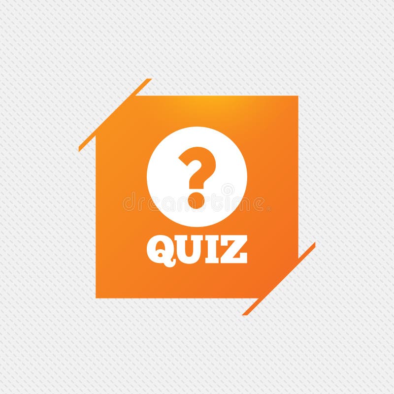 Quiz Sign Icon. Questions and Answers Game. Stock Vector - Illustration ...