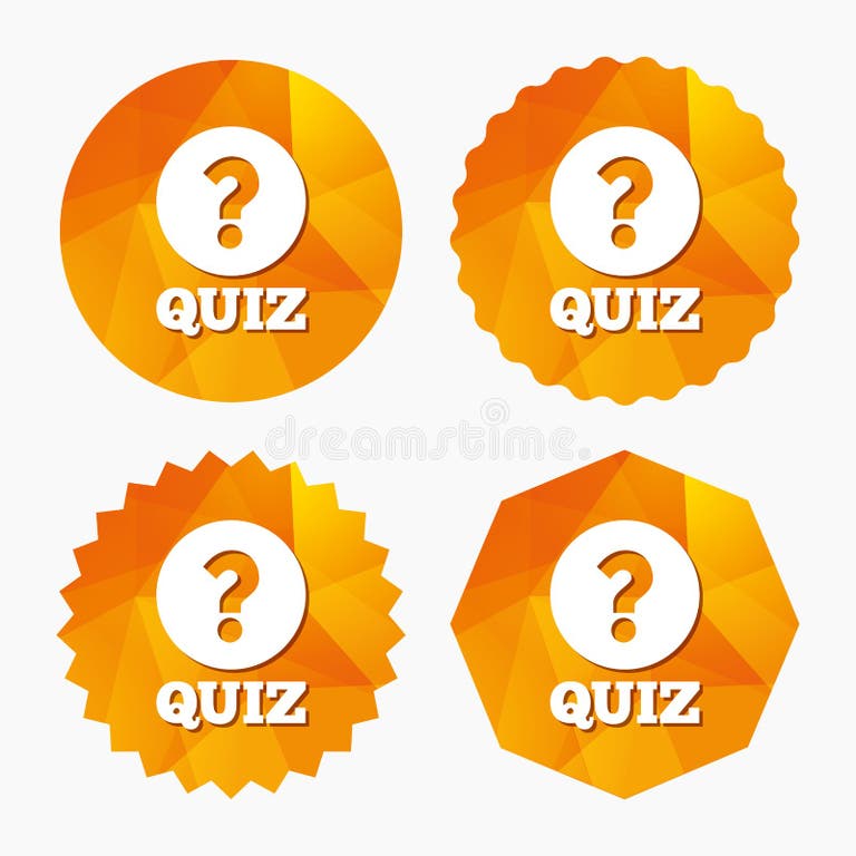 Quiz Sign Icon. Questions and Answers Game. Stock Vector - Illustration ...