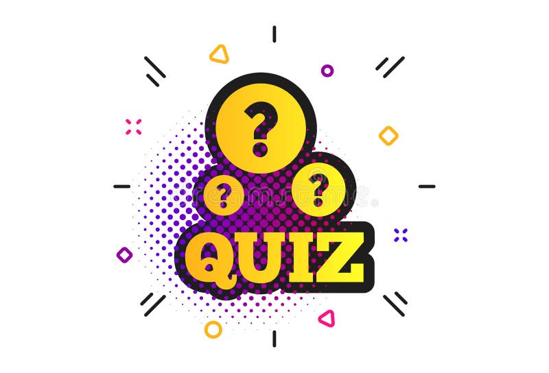 Quiz Sign Icon. Questions and Answers Game. Vector Stock Vector ...