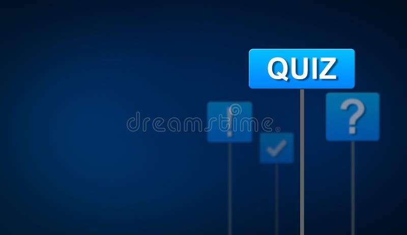 Quiz Text Concept on Blue Background, Digital Question Mark Background ...