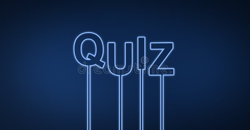 Quiz Text Concept on Blue Background, Digital Question Mark Background ...
