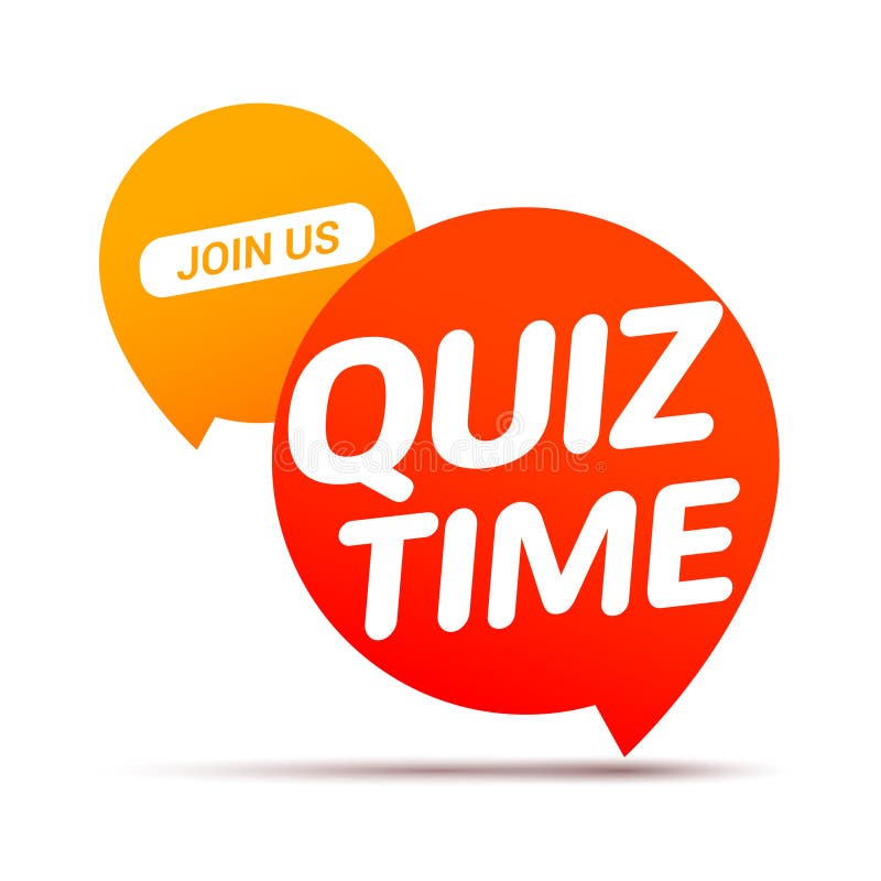 Quiz Time Icon Concept. Vector Sign Ask Game Competition Stock Vector ...