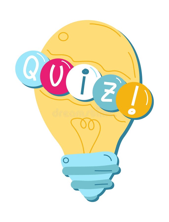 Quiz Time Label Featuring a Question Mark, Stock Vector - Illustration ...