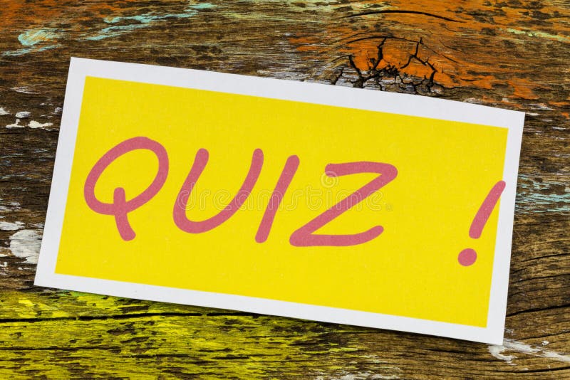 Quiz Time Question Answer Competition Test Exam Education Stock Photo ...