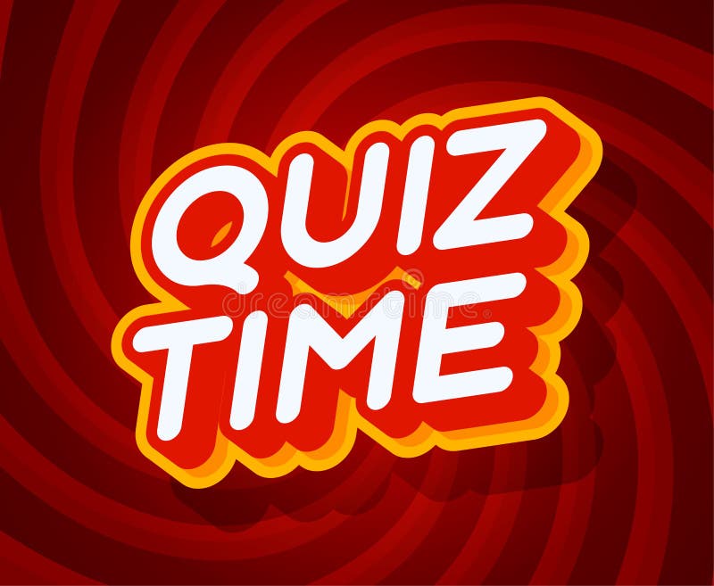 Quiz Time Banner. Quiz Time Speech Bubble. Stock Vector - Illustration ...