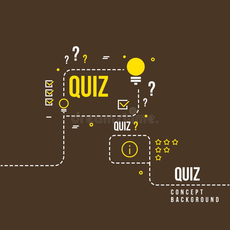 Quizzes, School Exam Quiz Vector Abstract Background Stock Vector ...