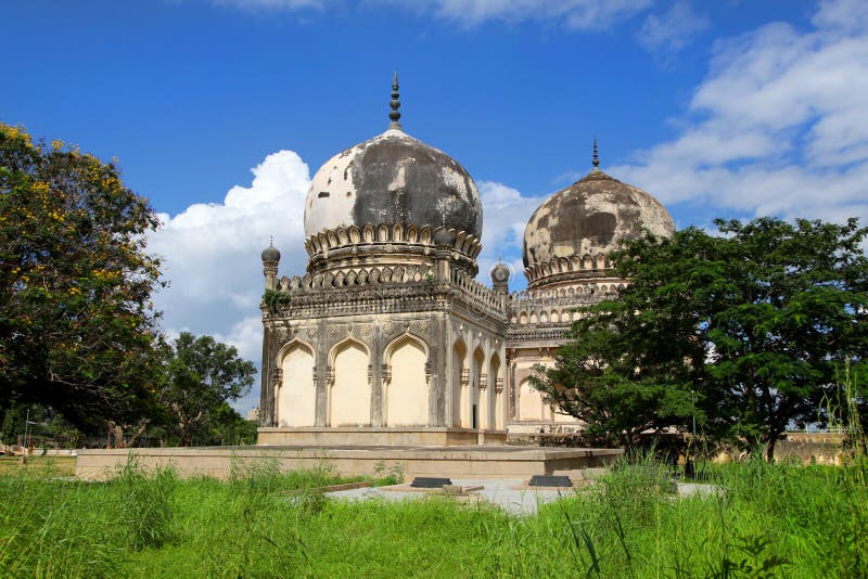 Quli Qutbshahi tombs stock photo. Image of distressed - 27908034