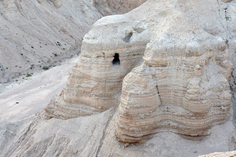 The caves of qumran stock photo. Image of qumran, document - 10715564