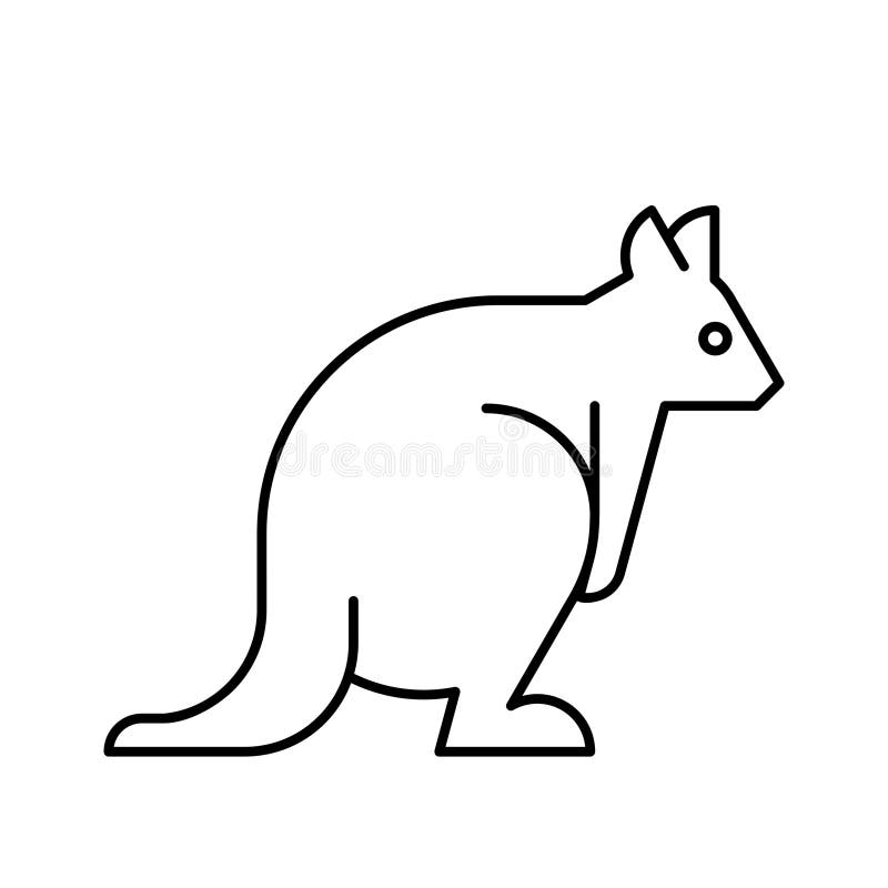 Quokka Logo stock vector. Illustration of icon, template - 274383180