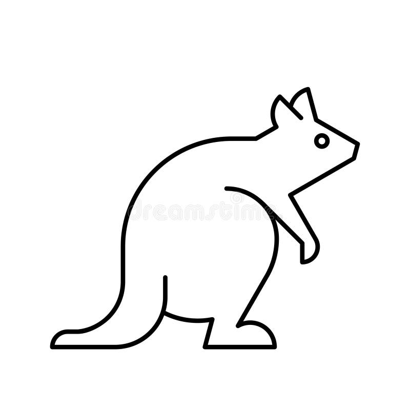 Quokka Logo stock vector. Illustration of icon, graphic - 274383271