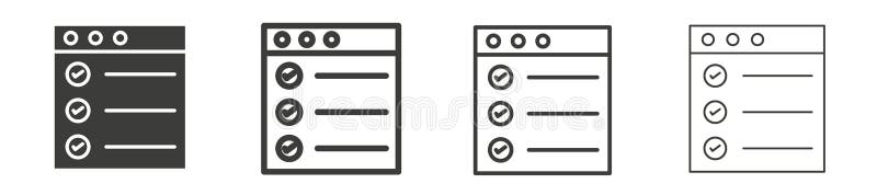 Quota Icon Vector Set on White Background Stock Vector - Illustration ...