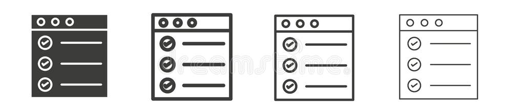 Quota Icon Vector Set on White Background Stock Vector - Illustration ...