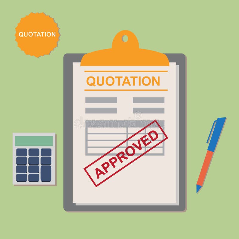 Quotation Form Stock Illustrations – 2,578 Quotation Form Stock ...