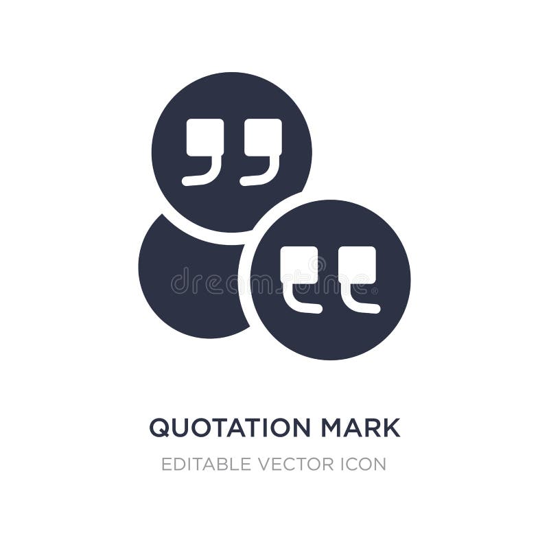 Circle Symbol Quotes Manual: Quotation Marks