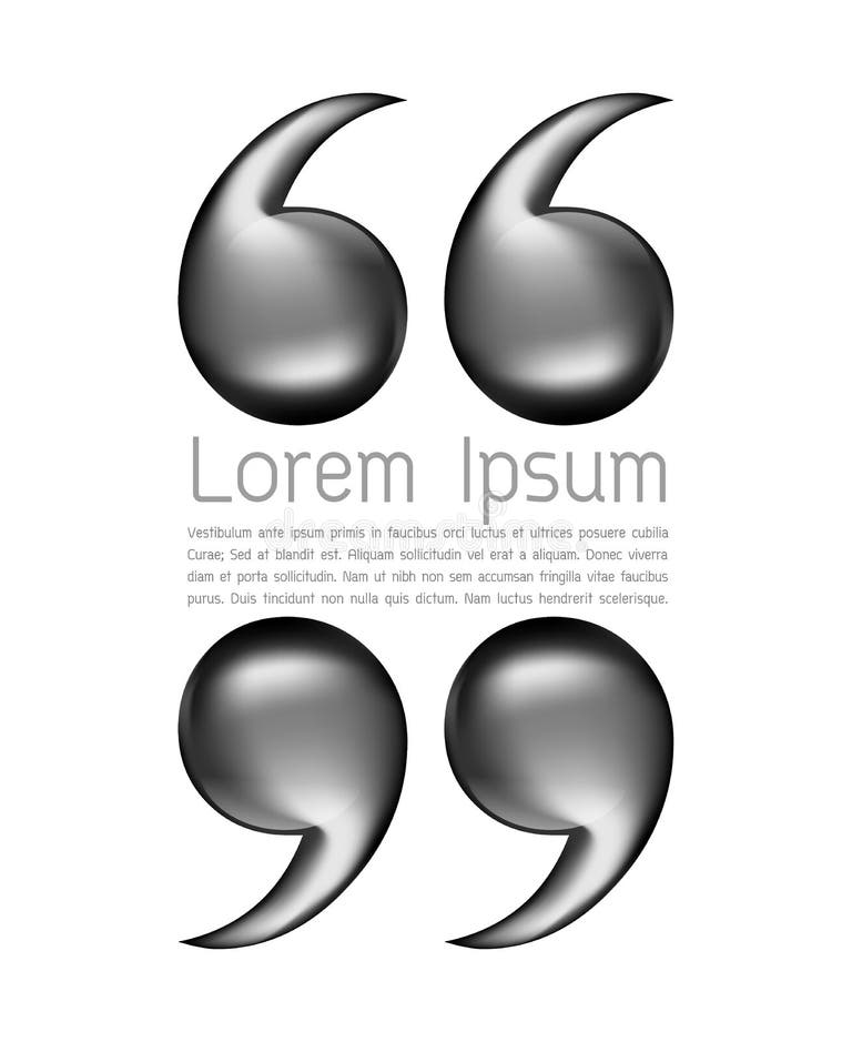 Quotation Marks Stock Illustrations – 7,840 Quotation Marks Stock ...
