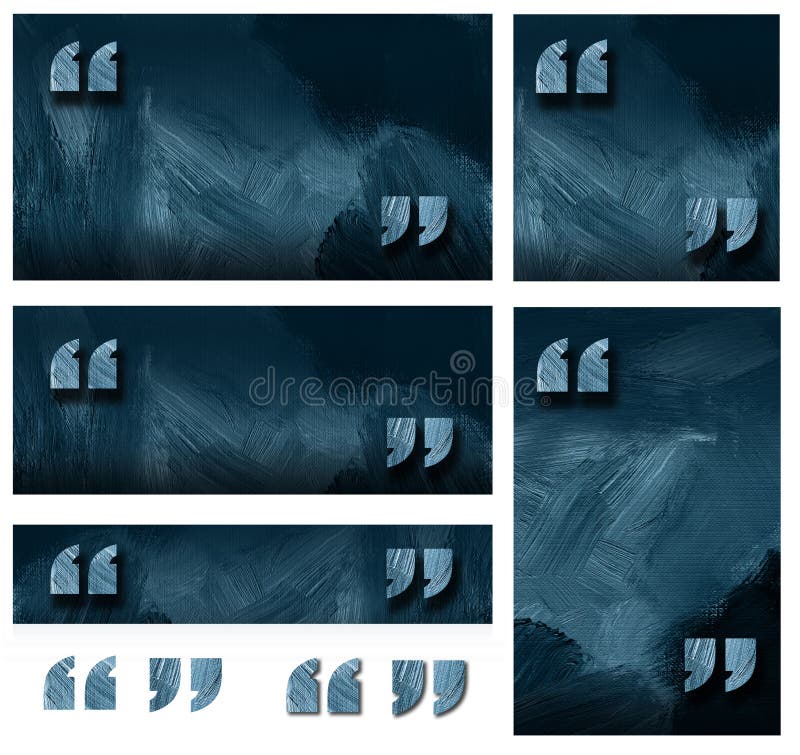 Quotation Marks Graphic Background Stock Illustration - Illustration of ...